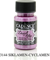 Cadence Dora Metallic Glass Paint 50 ml Cyclamen iHobby