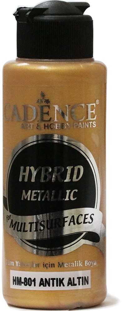 Cadence Hybrid Metallic Acrylic Paint 120 ml Antique Gold iHobby