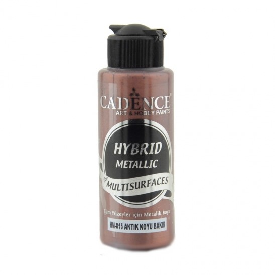Cadence Hybrid Metallic Acrylic Paint 120 ml Antique Dark Copper iHobby