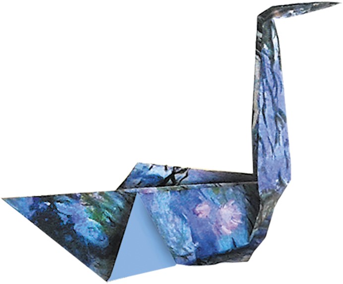Fridolin Art Origami Set 15x15 cm 20 Blatt Claude Monet iHobby