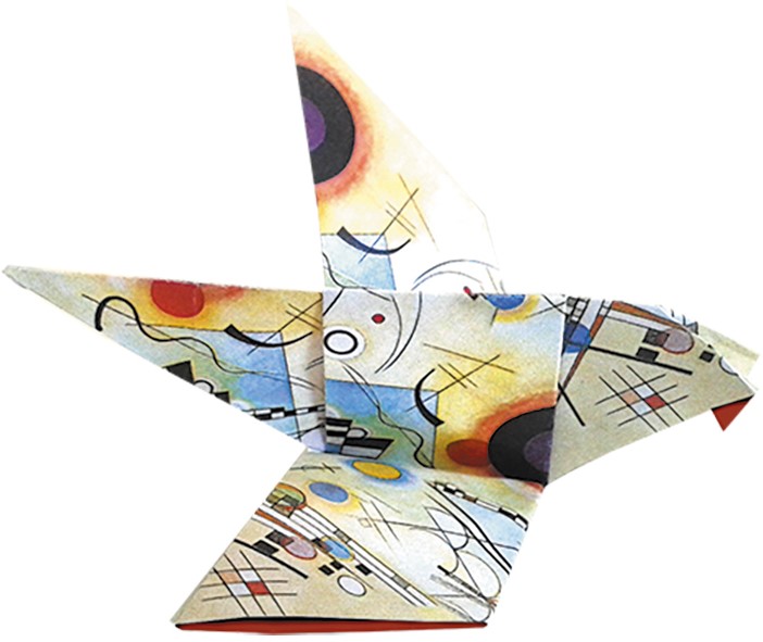 Fridolin Art Origami Set 15x15 cm 20 Blatt Wassily Kadinsky iHobby
