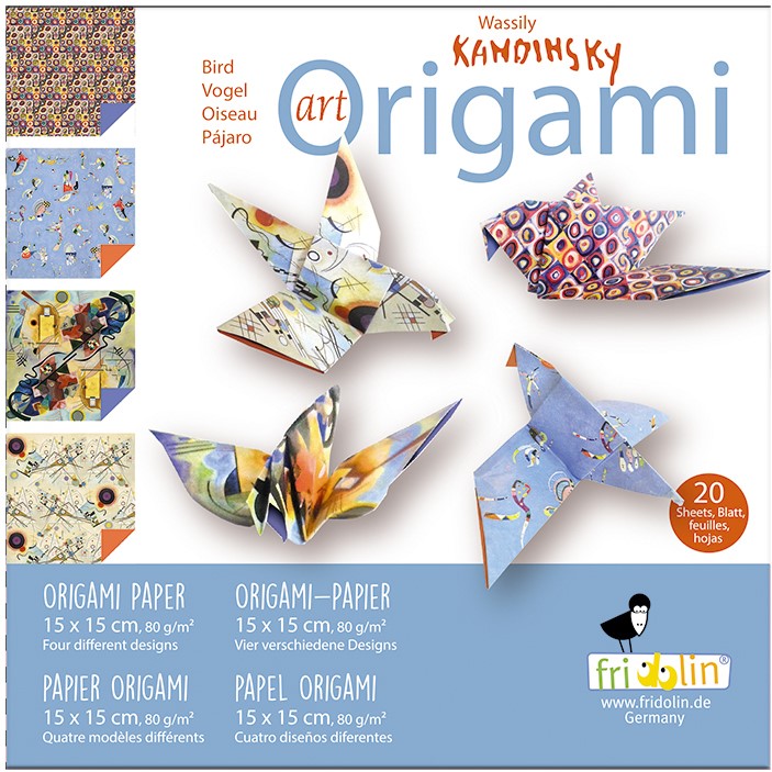 Fridolin Art Origami Set 15x15 cm 20 Blatt Wassily Kadinsky iHobby