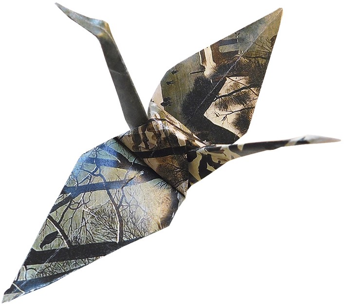 Fridolin Art Origami Set 20 sheets Bruegel Crane 15 x 15 cm iHobby