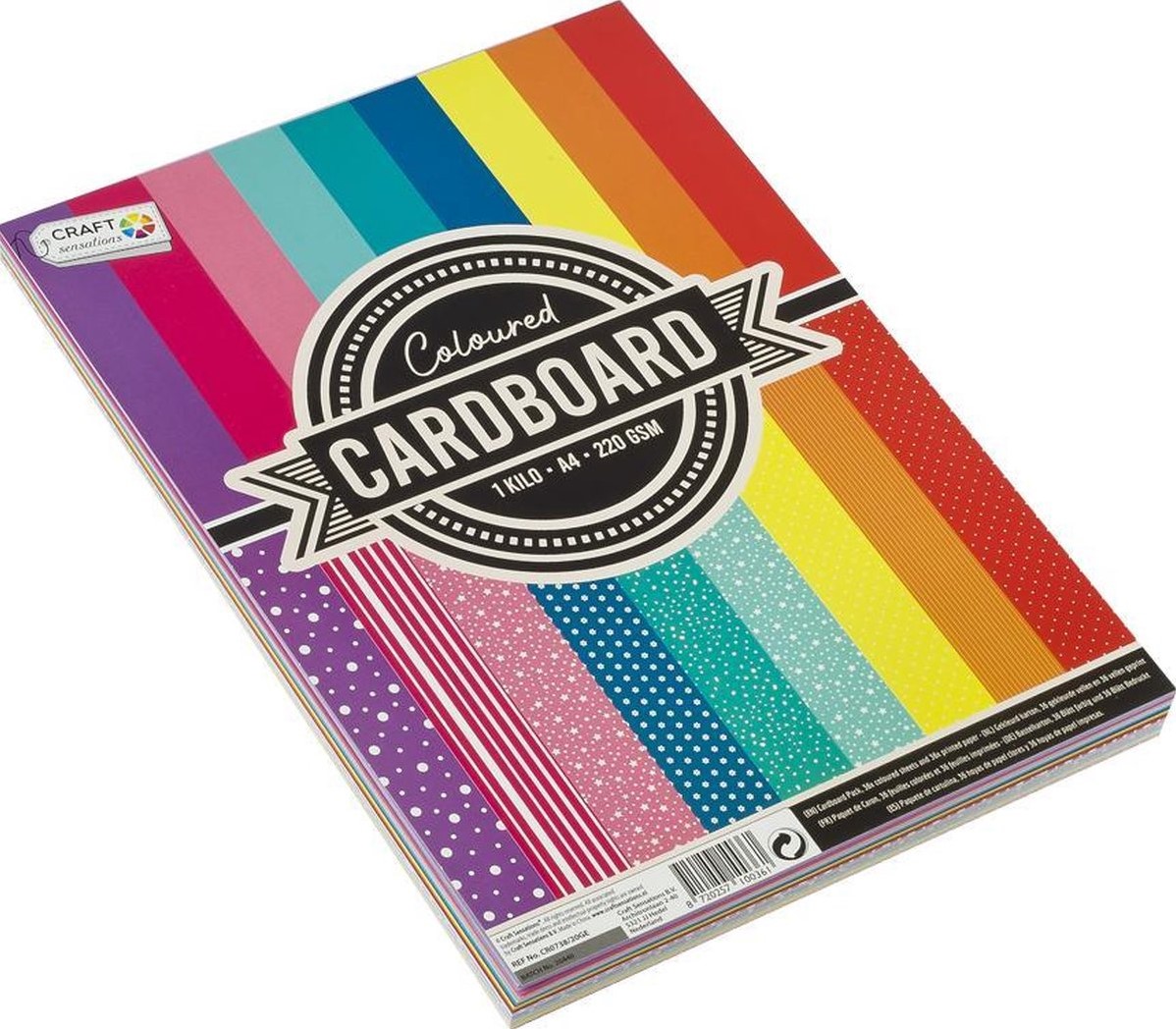 Craft Sensations Pattern Cardboard Block A4 72 sheets iHobby