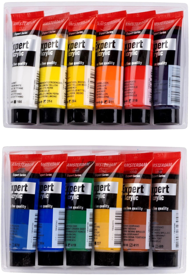 Royal Talens Expert Acrylic Paint Set 12x20 ml iHobby