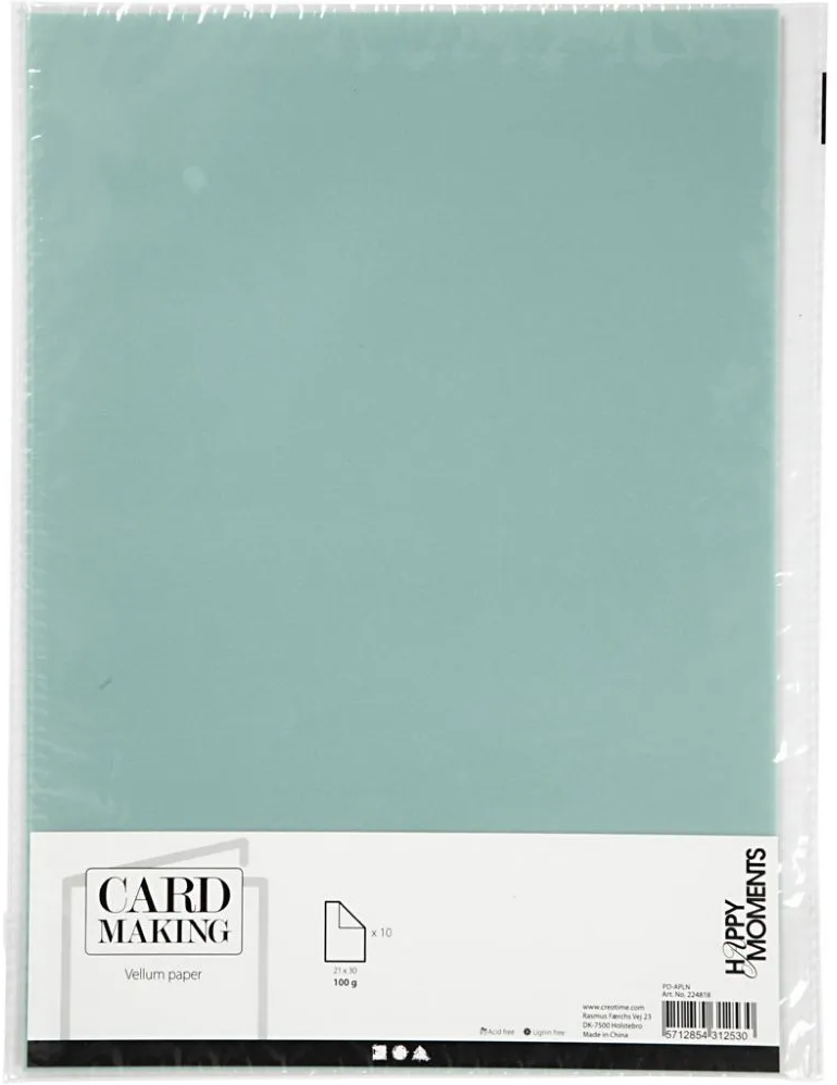 CC Pergamentpapier A4 100 gr Hellblau 10 Blatt iHobby