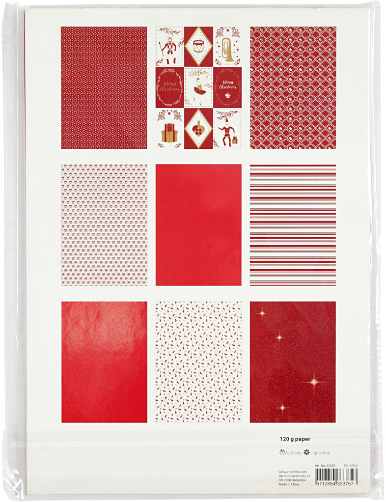 Vivi Gade Design Paper Block A4 Christmas iHobby