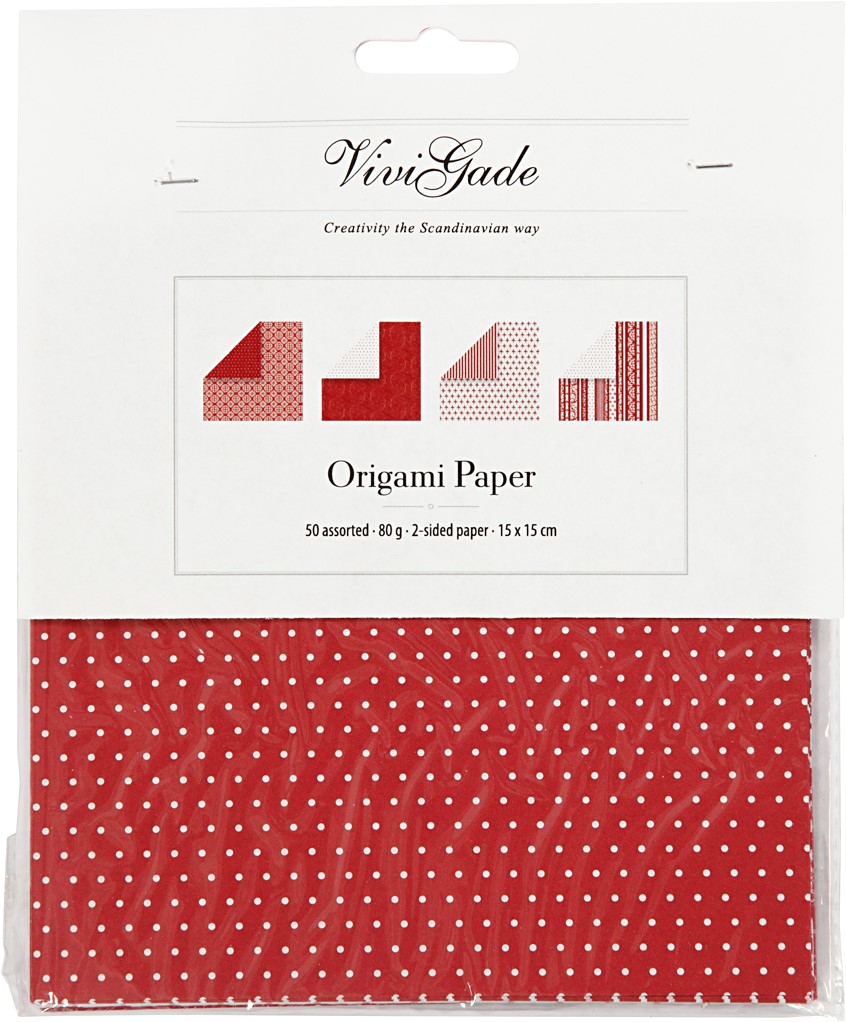 CC Origami paper 15x15 cm 50 assorted sheets iHobby