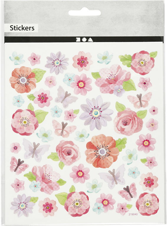 CC Stickers, spring flowers, 15x16,5 cm, 1 sheet iHobby