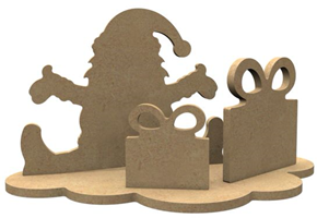 Gomille MDF Figures Santa Claus Set 24x13 cm iHobby