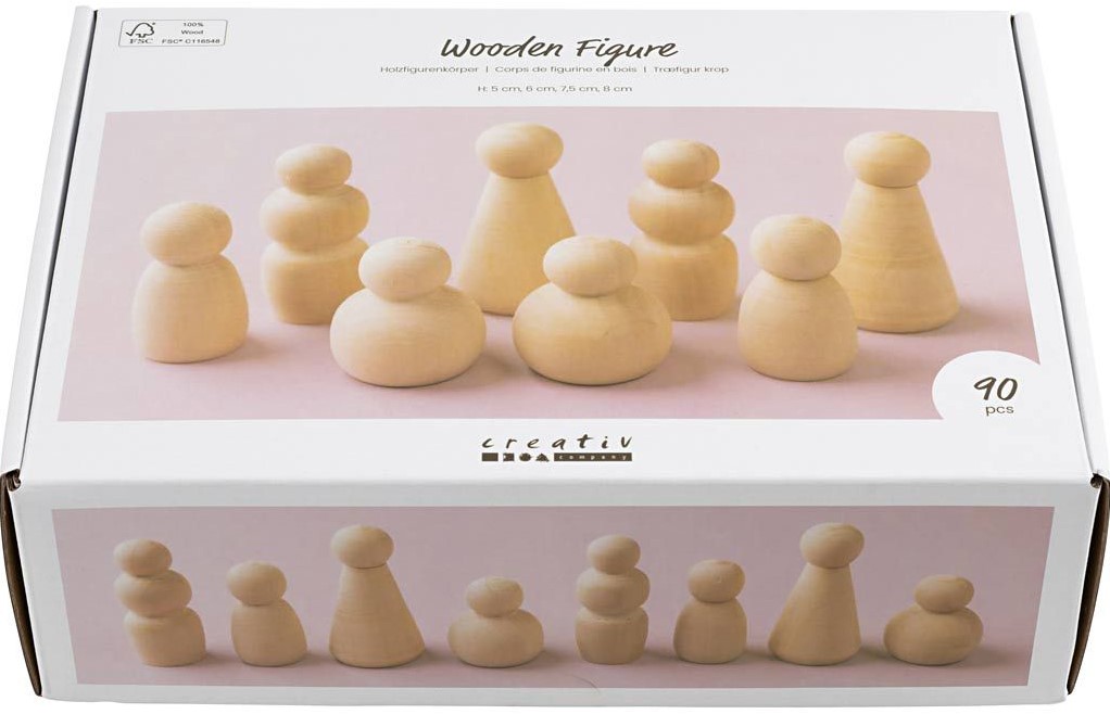 CC Wooden Figure 90 pieces iHobby