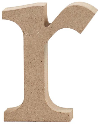 CC MDF Kleine Letter R 8 cm iHobby