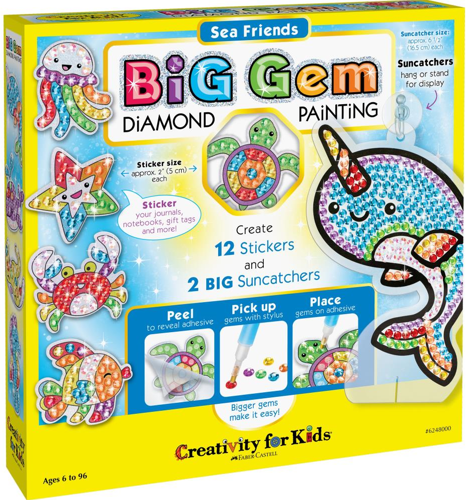 Creativity for Kids Diamond Painting Set Sea Animals