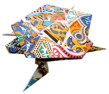 Fridolin Art-Origami, Gaudi 20 sheets 15x15 cm iHobby