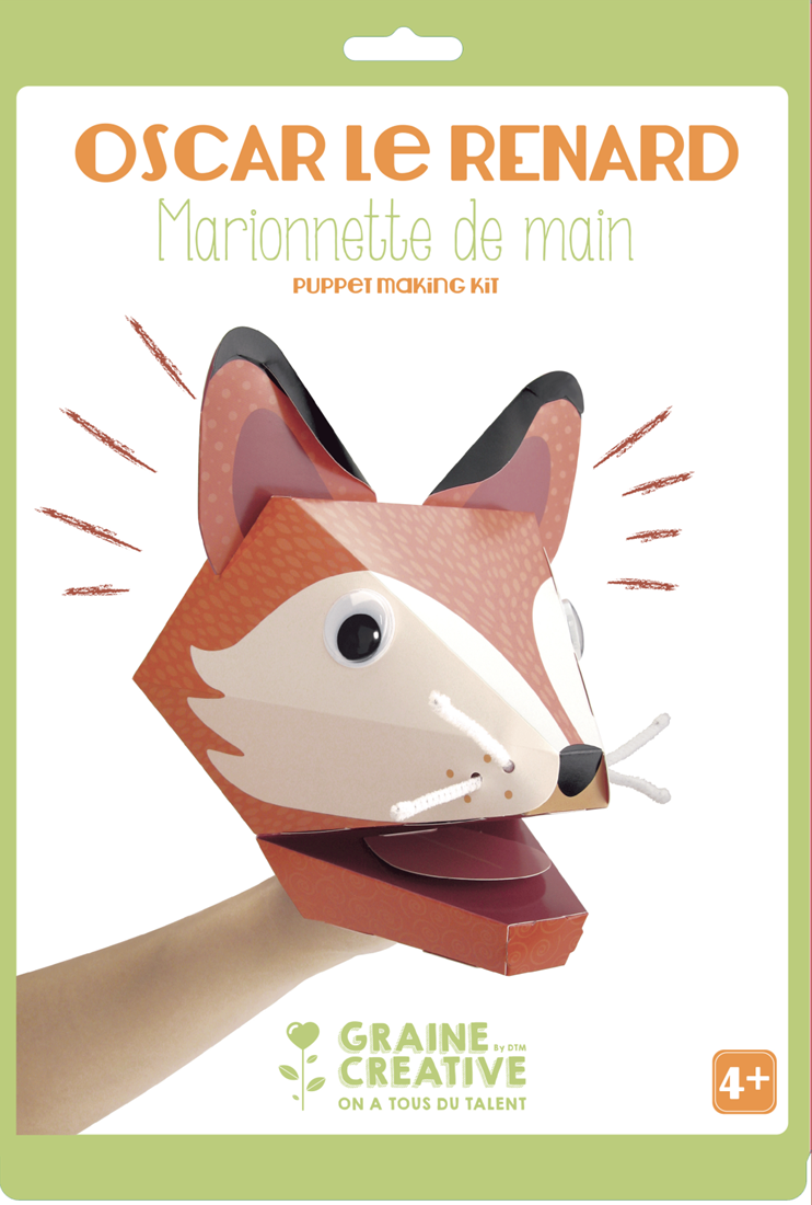 GC Hand puppet of Cardboard Fox Oscar iHobby