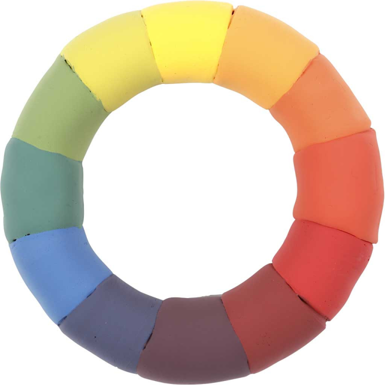 CC Silk Clay®, primary colours, 5x650 g/ 1 pack iHobby