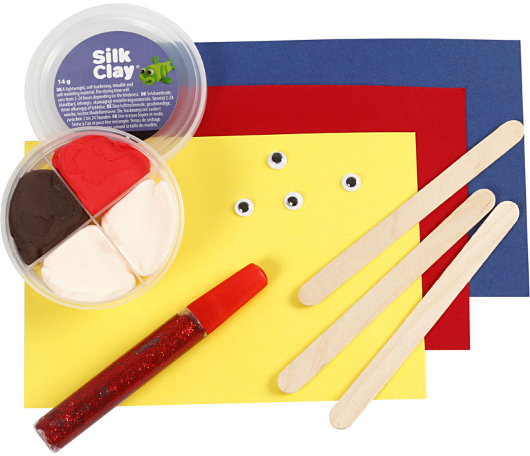 CC Mini Craft Kit, ice-lolly stick figure, 1 pack iHobby