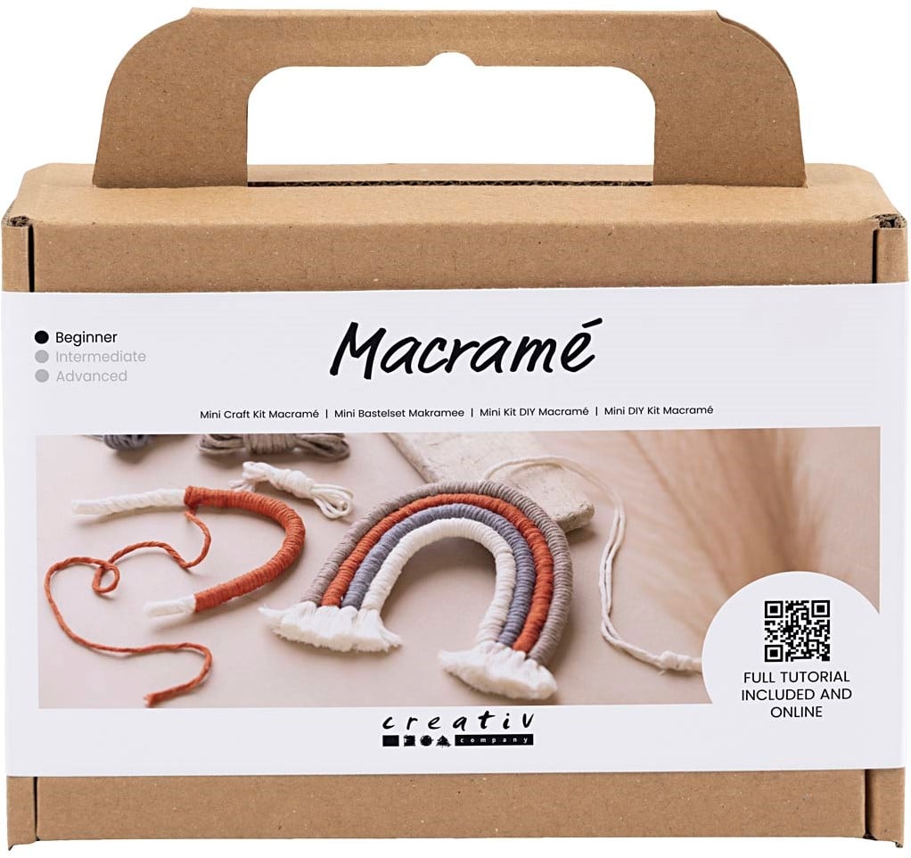 CC Mini Craft Kit Macramé , Rainbow, 1 pack iHobby