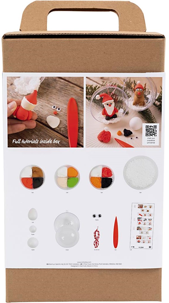 CC Craft Kit Christmas Baubles, Modelling, 1 pack iHobby