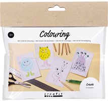 CC Mini Craft Kit Colouring, Monster, 1 pack iHobby