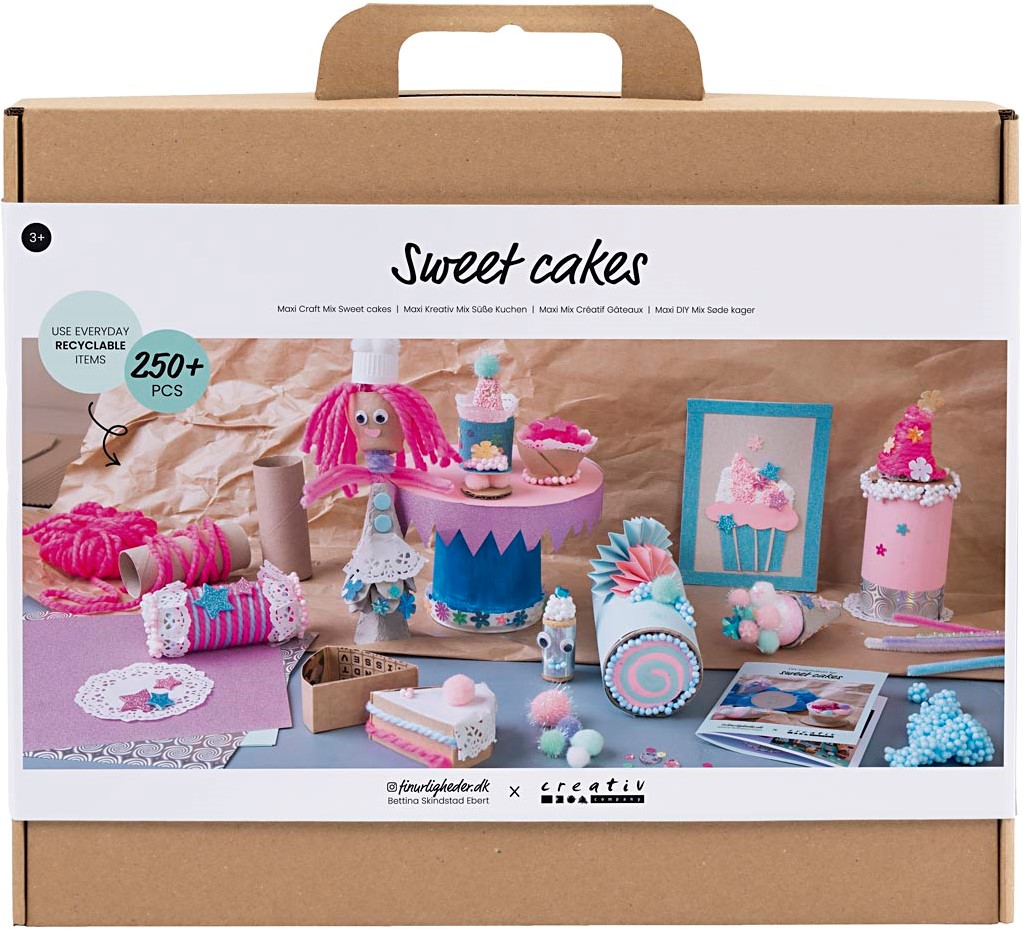 CC Maxi Craft Mix Sweet Cakes, assorted colours, Cakes and Sweets, 1 pack iHobby