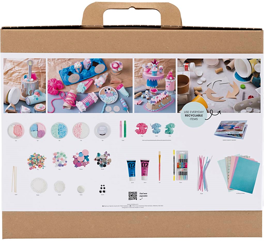 CC Maxi Craft Mix Sweet Cakes, assorted colours, Cakes and Sweets, 1 ...