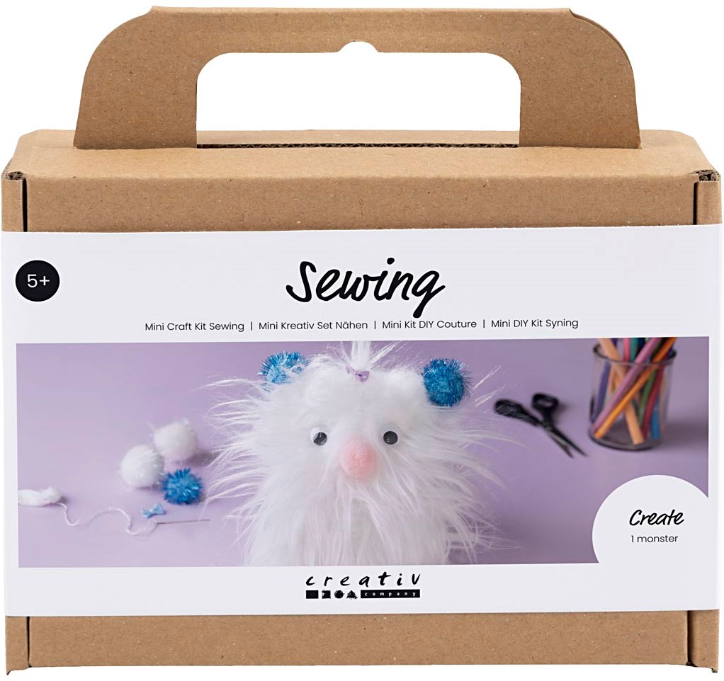CC Mini Craft Kit Sewing, assorted colours, Monster, 1 pack iHobby