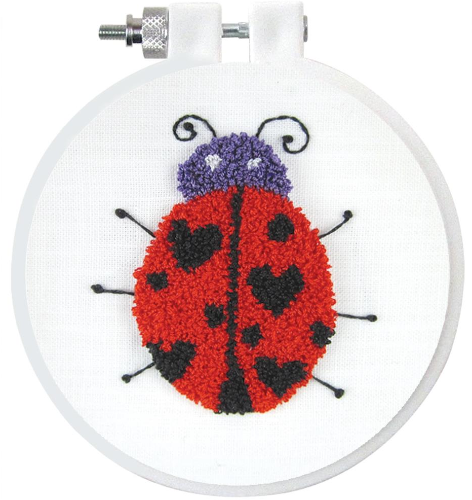 Punch Needle Kit Ladybug