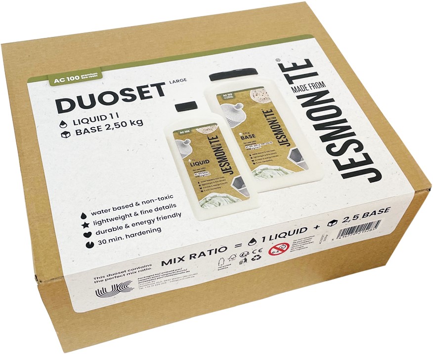 Jesmonite AC100 Box Duoset 1L Liquid & 2.5Kg Base