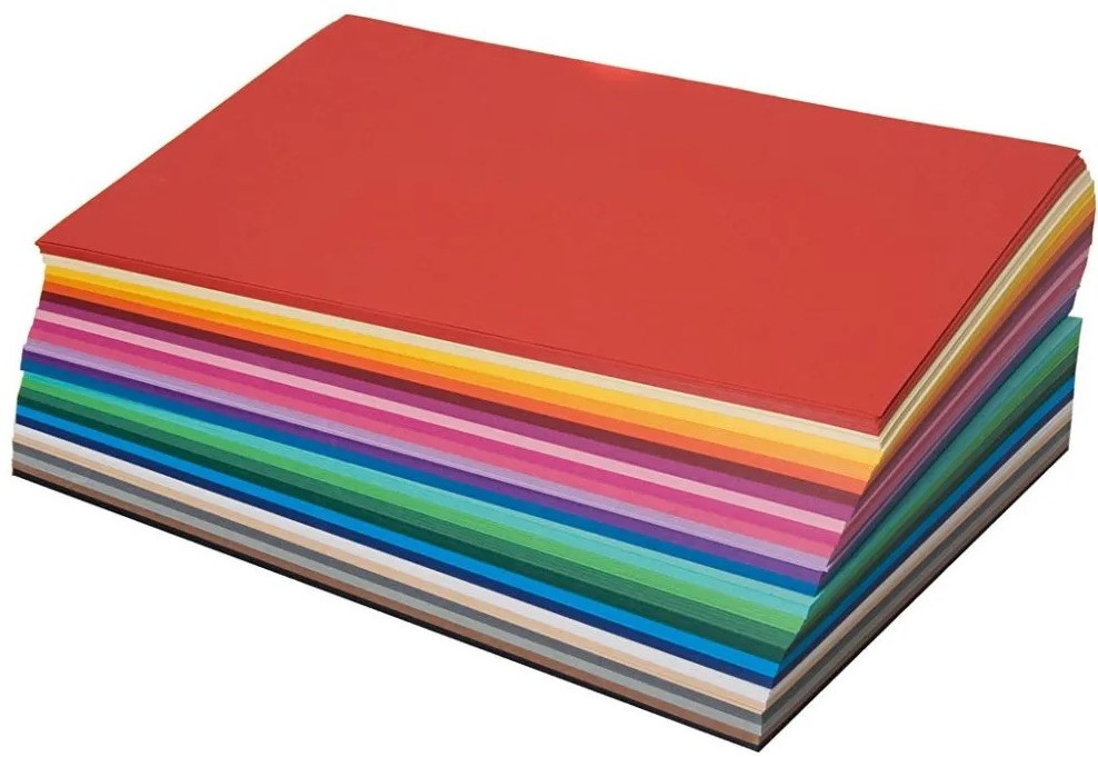 Tone-on-tone Paper A4 130 gr 500 Sheets Various Colors iHobby