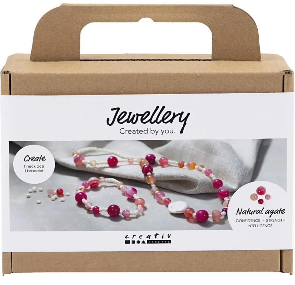 CC Min Hobbyset Necklace and Bracelet Pink iHobby