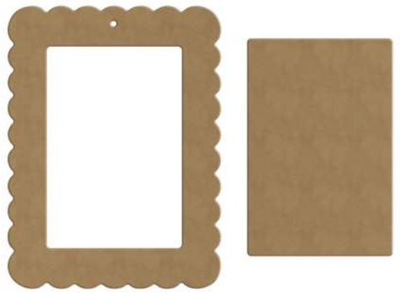 Gomille Duo Frame Rectangle 16x21 cm iHobby